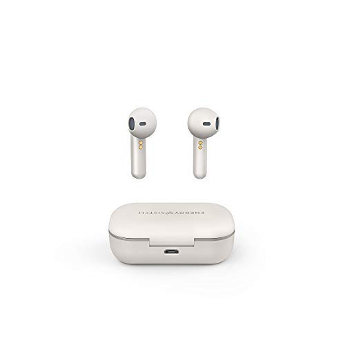 Energy Sistem Earphones Style 3 True Wireless Ivory (Earbuds True Wireless Stereo, Charging Box, Stereo Calls, 20H Battery)