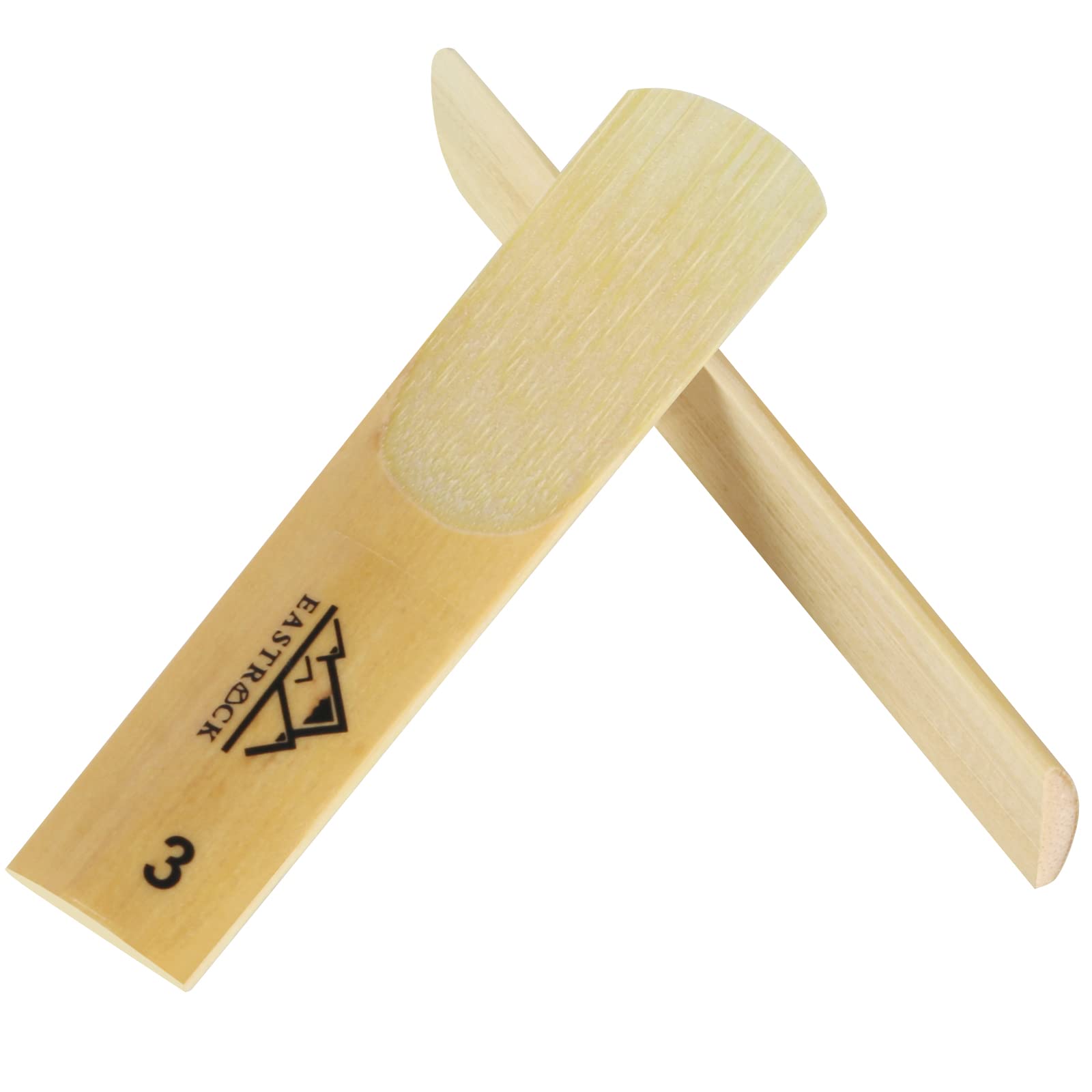 EASTROCK Soprano Saxophone Reeds 2.0/2.5/3.0 for Bb Soprano Sax Strength 2.5-10 Pack with Plastic Case