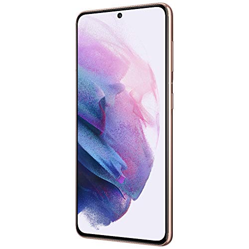SAMSUNG Galaxy S21 5G (128GB, 8GB RAM) 6.2" AMOLED 2X, Snapdragon 888, 64MP Camera, Volte Fully Unlocked (AT&T, Verizon, T-Mobile, Global) G991U1 (w/Fast Car Charger, Violet) Renewed