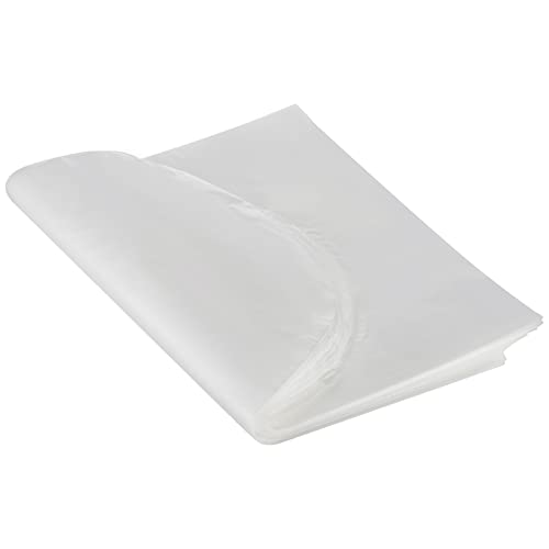 Fasmov 200 Pack LP Vinyl Record Inner Sleeves, 12 inches Inner Plastic Record Cover Sleeves, Round Bottom Protective Sleeves Covers for 12” Albums, Translucent