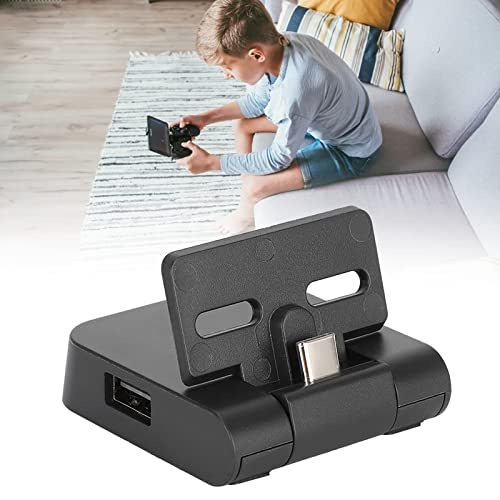 Game Controller Charger, 2 in 1 Type C Interface Game Console Charger for Office Desktop