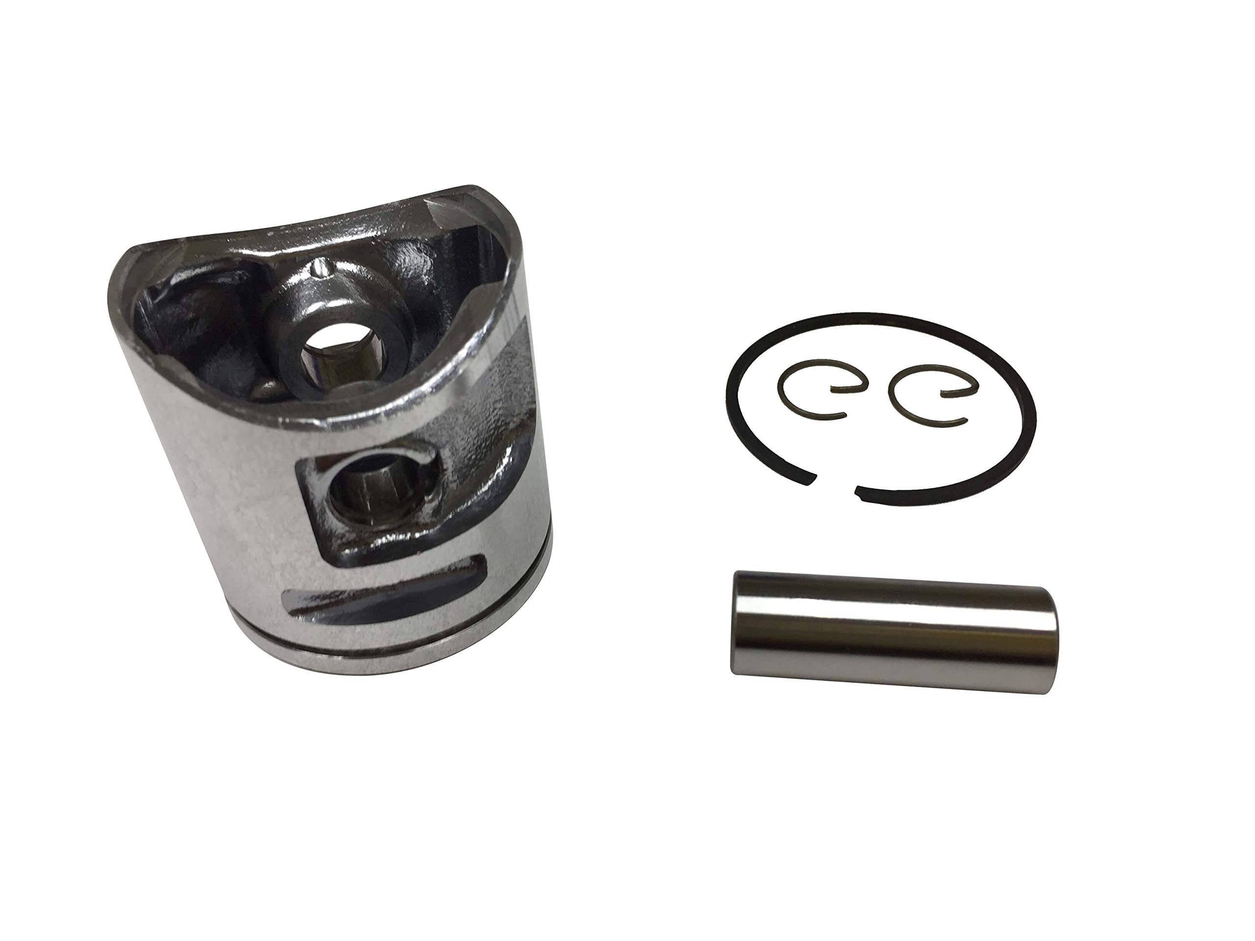 EngineRun 42MM Piston & Piston Ring Kit Compatible With Husqvarna 445 445E 450 450E Jonsered 2245 Parts Chainsaw Replacement Part Fits for OEM 544088403 544 08 84-03