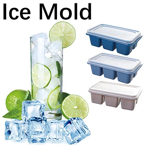Fruit Ice Tray, Home DIY Ice Cream Summer with Lid Suitable for Making Ice, Ice Cream, Chocolate, Cake, Etc