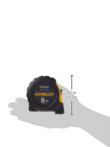 Komelon PG85 8m by 25mm Metric Gripper Tape, Black