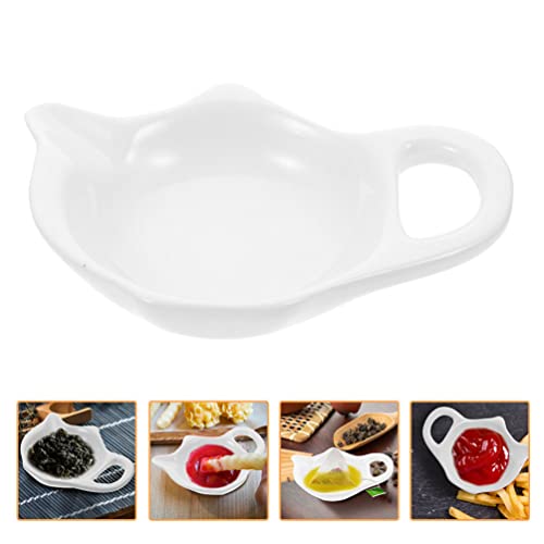 Tea Bag Squeezer Ketchup Seasoning 2Pcs Tea Bag Rest Teaspoon Rest Tea Holder Tea Bag Holder Ceramic Tea Bag Holders for Tea Bag Tea Bag Holder Organizer