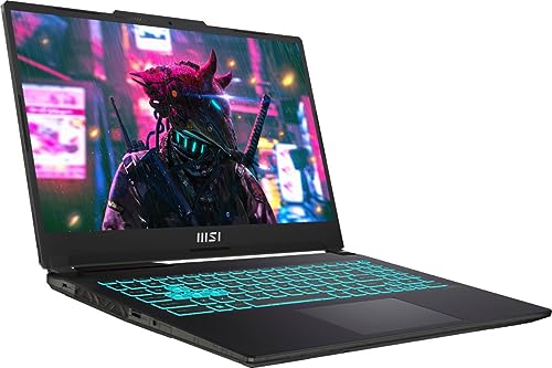 MSI Cyborg 15 Gaming Laptop, 15.6" 144Hz FHD IPS Display, 10-Core Intel Core i7-12650H, NVIDIA Geforce RTX 4060, 32GB DDR5 RAM, 1TB NVMe SSD, Backlit Keyboard, HDMI, USB-C, Win 11, w/Accessory Bundle