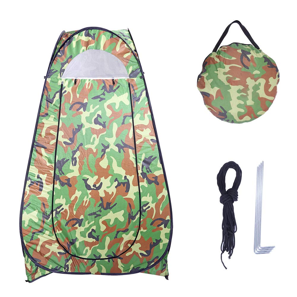 FamiworthsPop Up Tent Instant Portable Shower Tent Outdoor Privacy Toilet & Changing Room