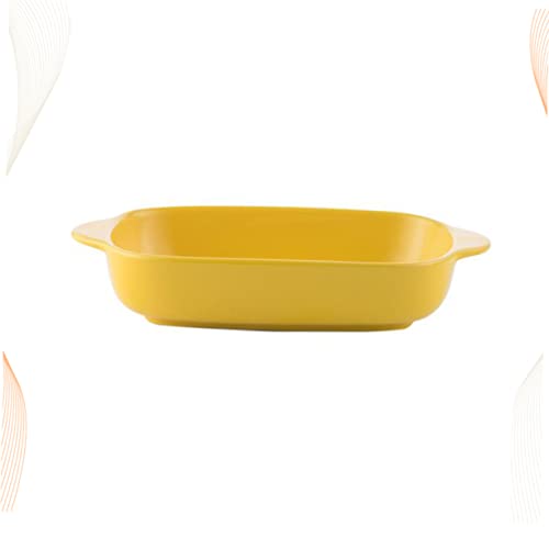 Luxshiny Nonstick Bakeware Ceramic Griddle Ceramic Loaf Pan Ceramic Bakeware Brownie Pan Baking Loaf Pan Spaghetti Deep Baking Dish Oven Kitchen Supplies Bread Baking Tray Cake Baking Tray