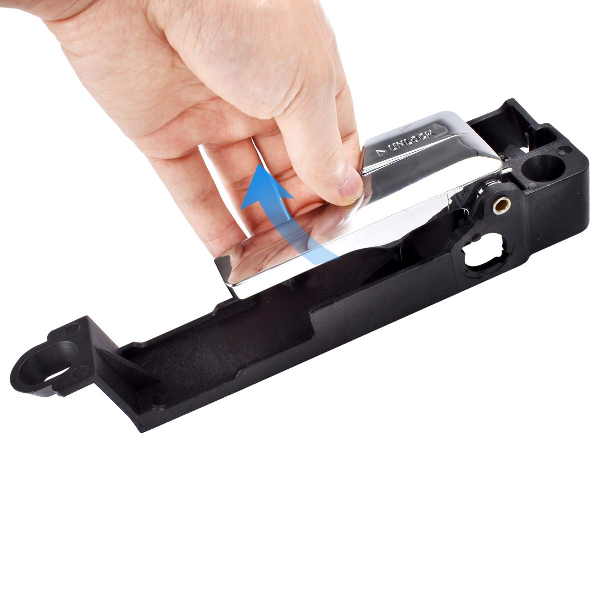 FAERSI Inside Interior Door Handle Front Driver & Passenger Side Replacement for 2006 2007 2008 2009 2010 2011 2012 Fusion, 07-11 Lincoln MKZ & Mercury Milan 06 Zephyr 6E5Z5422601A, 6E5Z5422600AA