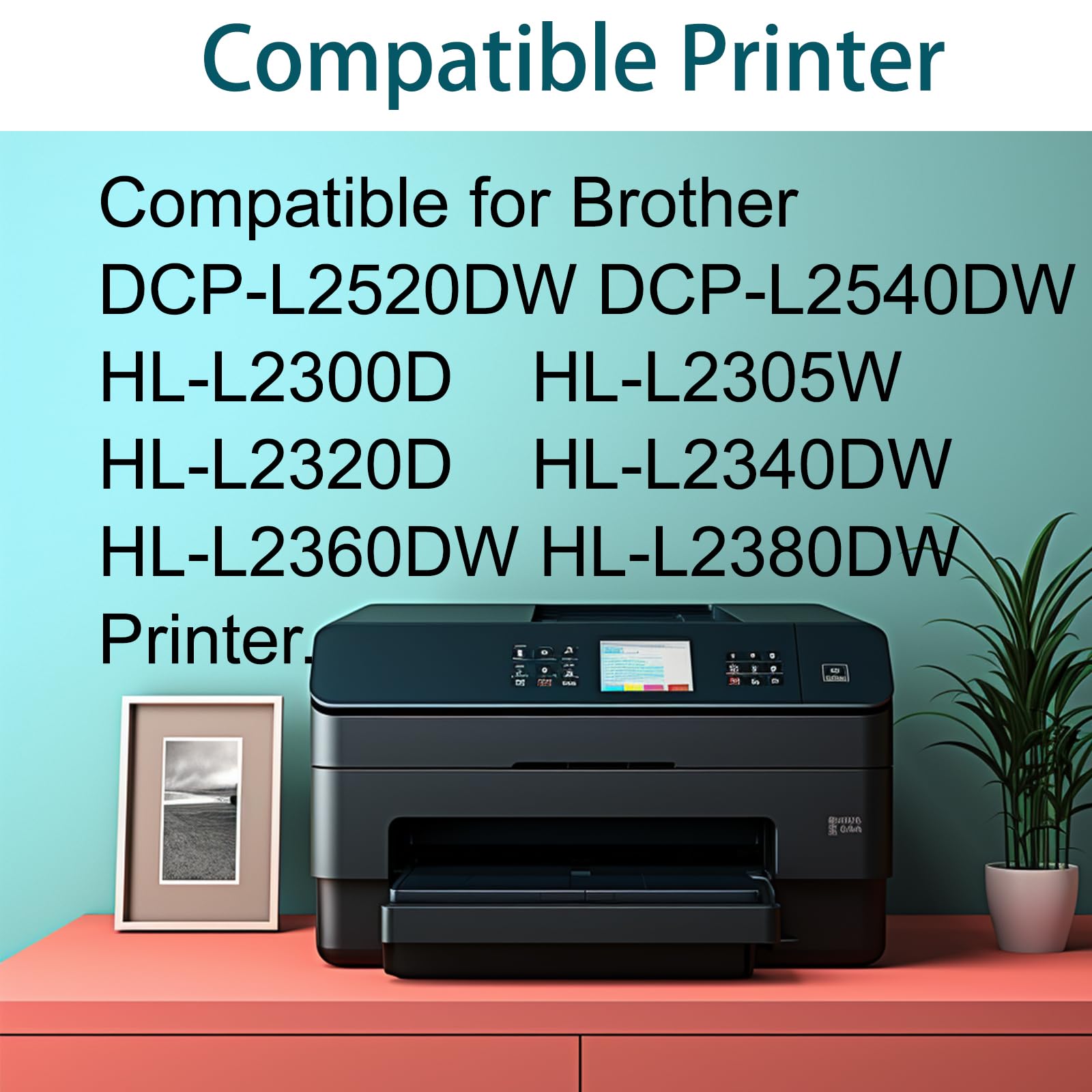 DR630 Drum Unit Replacement for Brother DR630, Perfectly Compatible for Brother DCP-L2520DW DCP-L2540DW HL-L2300D HL-L2305W HL-L2320D HL-L2340DW HL-L2360DW HL-L2380DW Printer (Black 1pack)