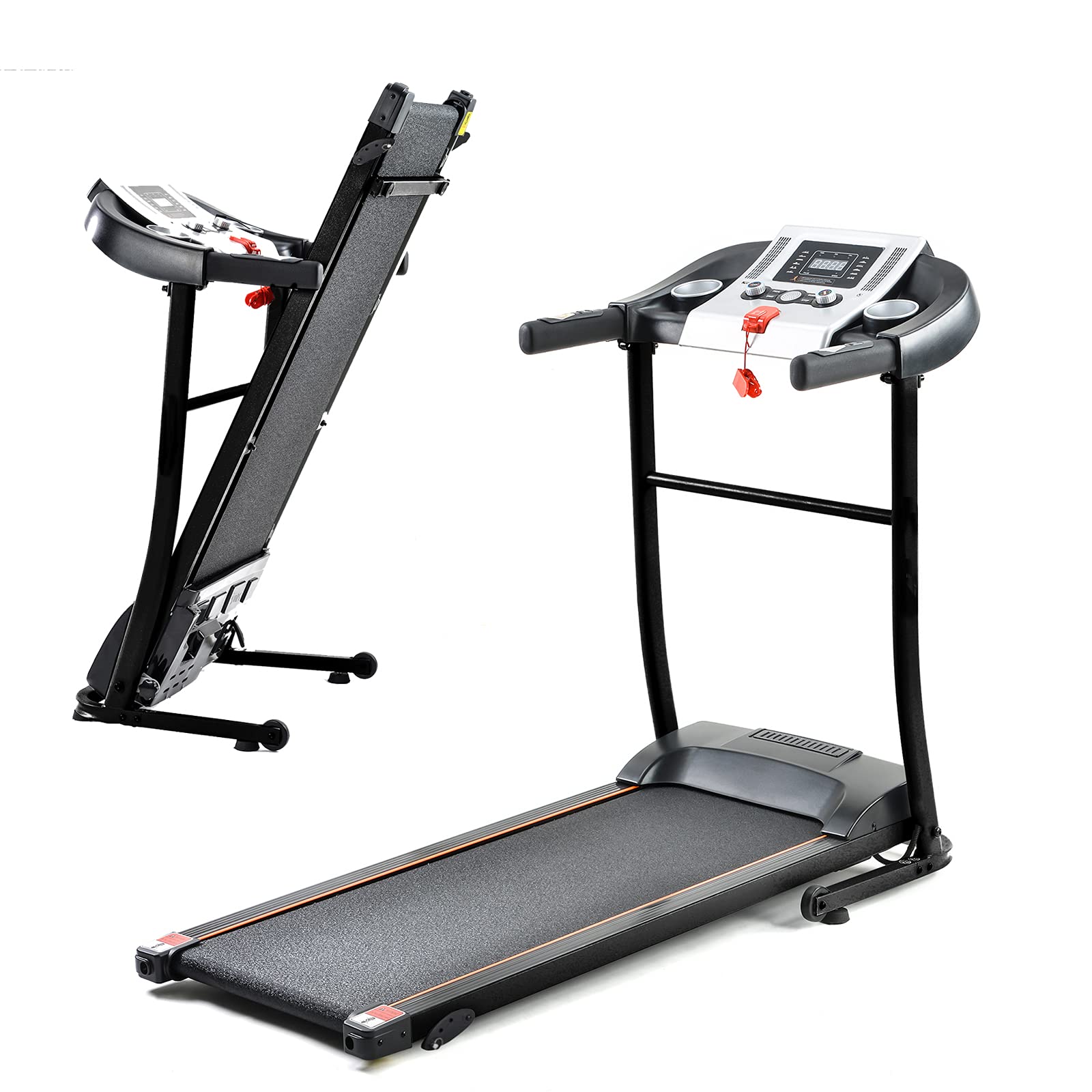 Electric Treadmill Bike Treadmill for Home Folding Walking Jogging Exercise Treadmill with Auto Incline for Home & Office & Gym