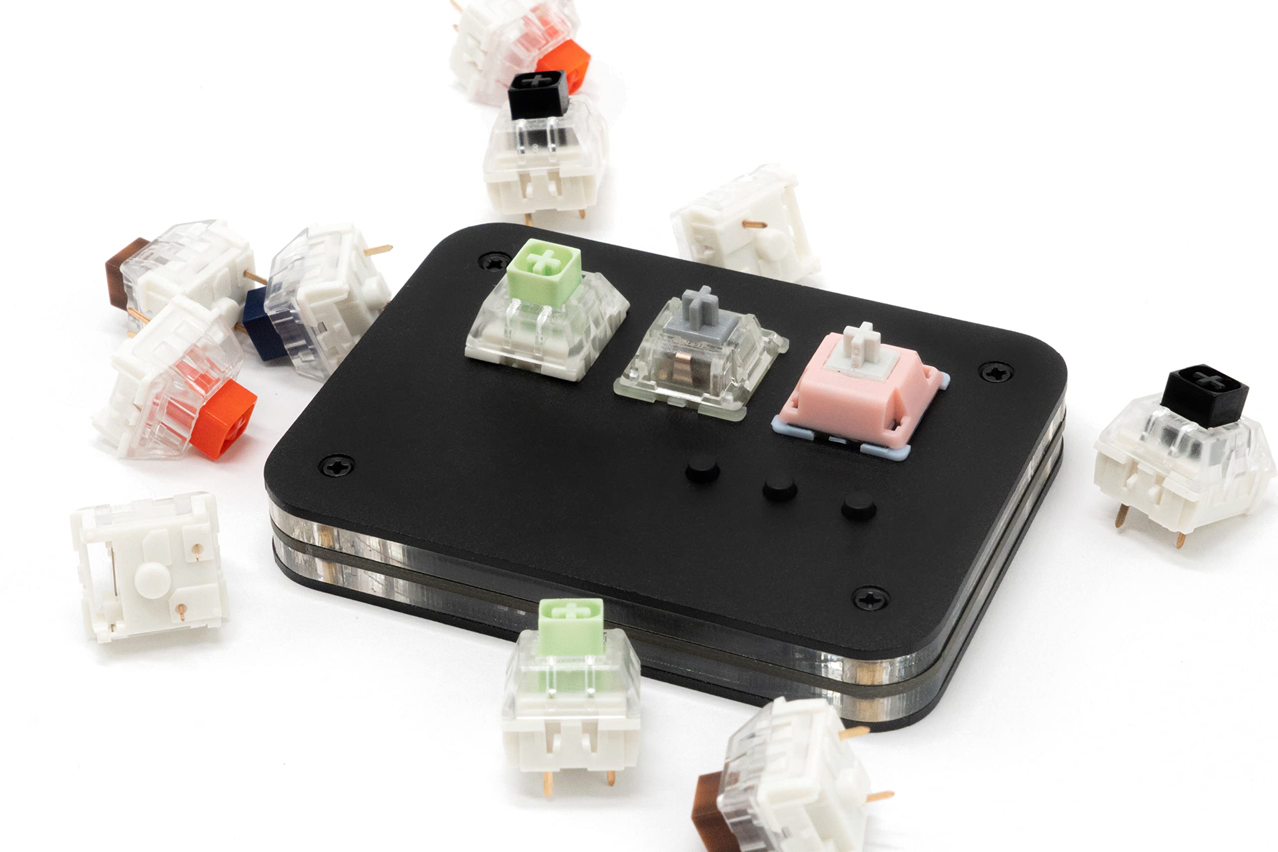 Momokai Tap Trio - 3 Key Mechanical Hot-swappable Macropad (Starlight)
