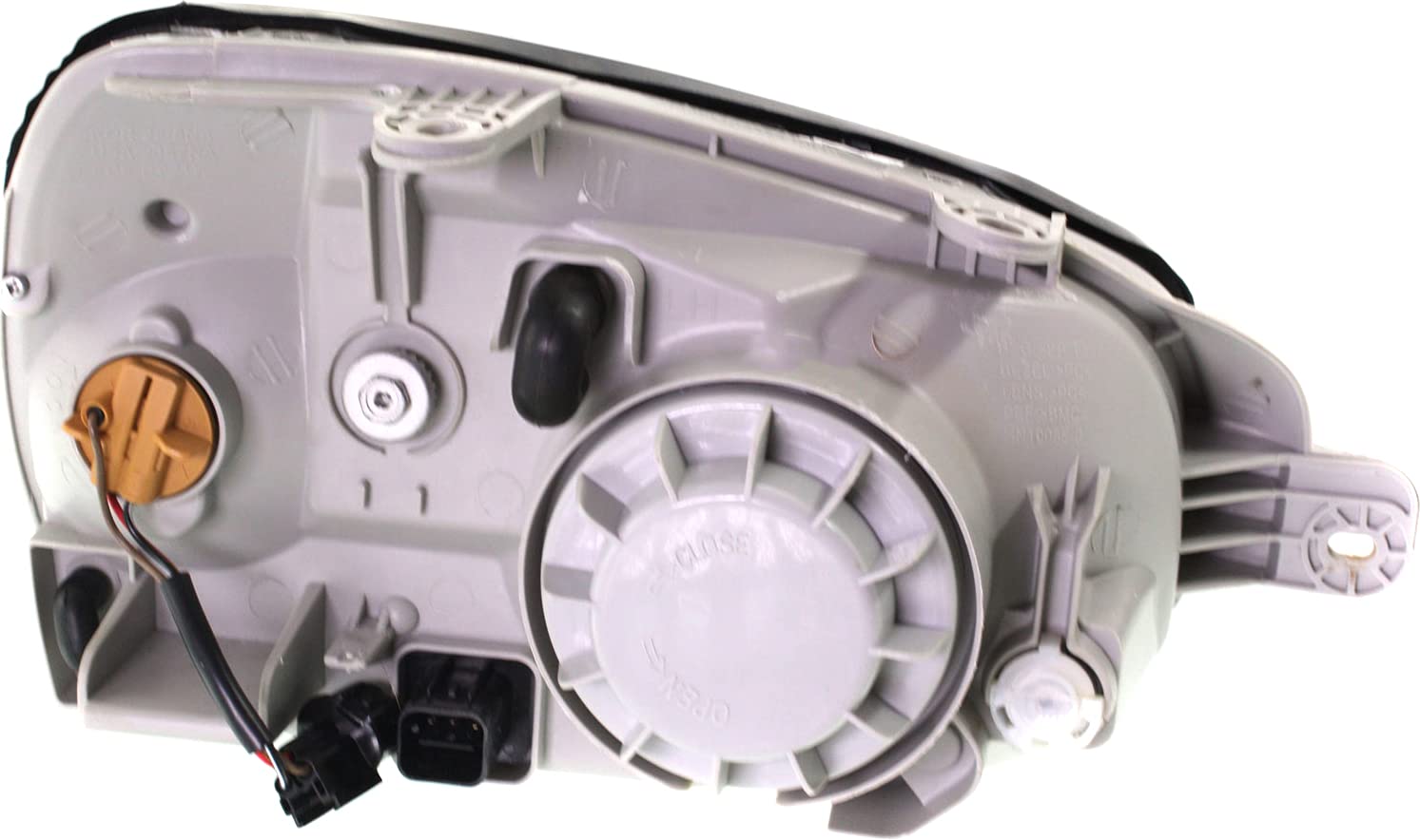Garage-Pro Headlight Set Compatible with 2003-2006 Hyundai Santa Fe, Driver and Passenger Side, with Bulbs, Halogen, Production Date From July 14 2003