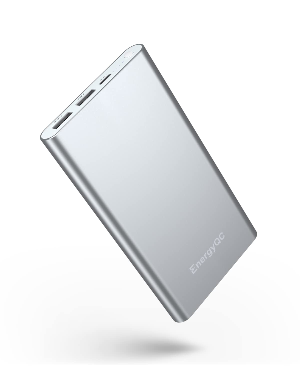 EnergyQC Pilot 4GS Portable Charger, Fast Charging 12000mAh Power Bank Dual 3A High Speed Output External Battery Pack Compatible with iPhone 13/12/11/X Samsung S10 and More - Blue