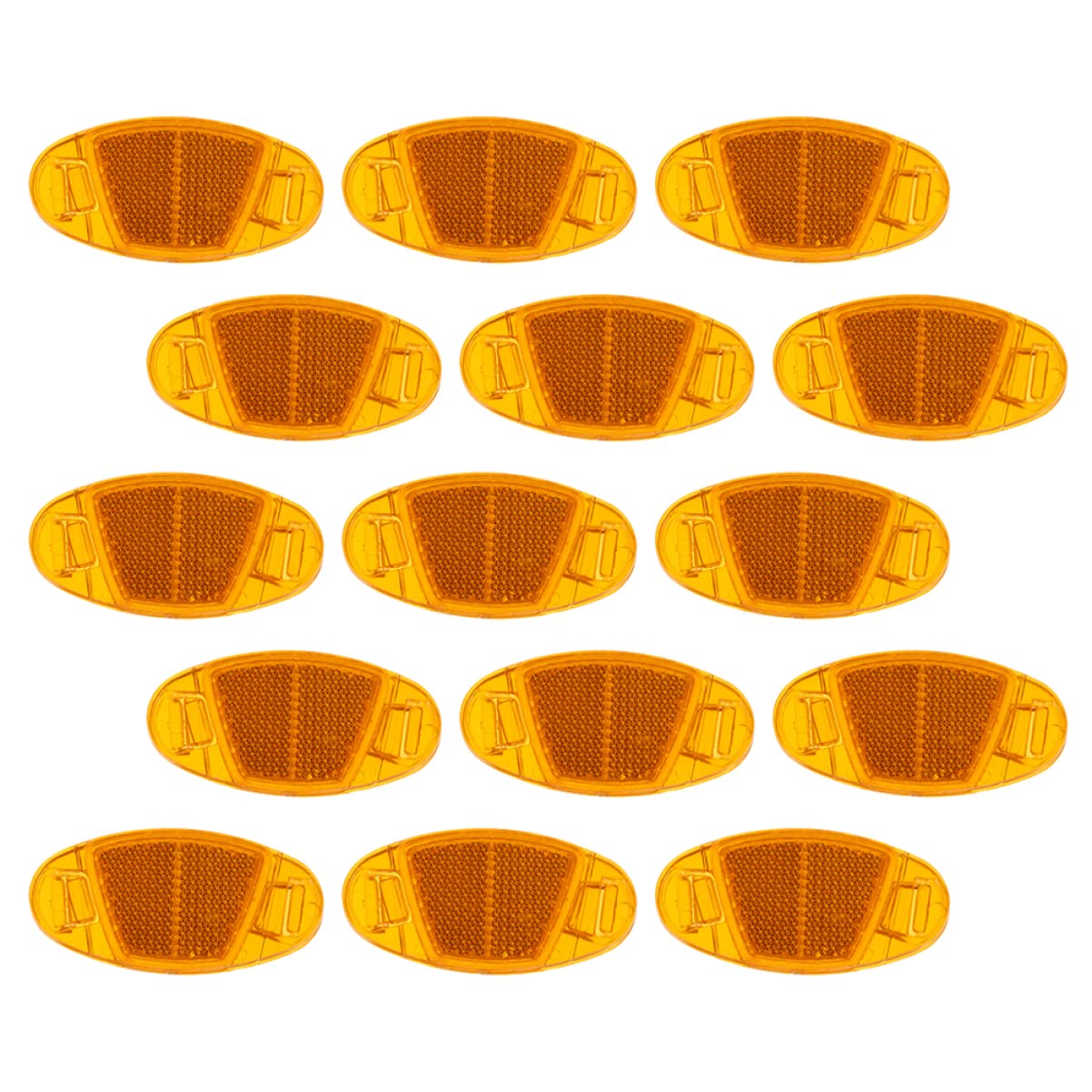 GAFOKI 16pcs Caution Reflector Mountain Light Reflective Tail Decoration MTB Road Wheeling Bike for Riding Warning Lights Device Spoke Rim Disc Bikes Accessories Bicycle Safe Kit Rear