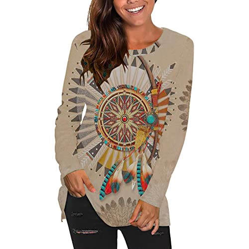 Generic Pullover Hoodie Oversized Patchwork Sweatshirt s Crew Neck Casual Shirts Crewneck Sweatshirt Long Sleeve Shirts Underestimate Me Thatll Be Fun Sweatshirt Women Christmas Tree Long Sleeve Shirt