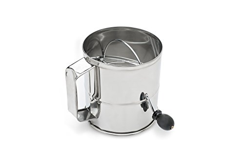 Fox Run Flour Sifter, Stainless Steel, 8-Cup
