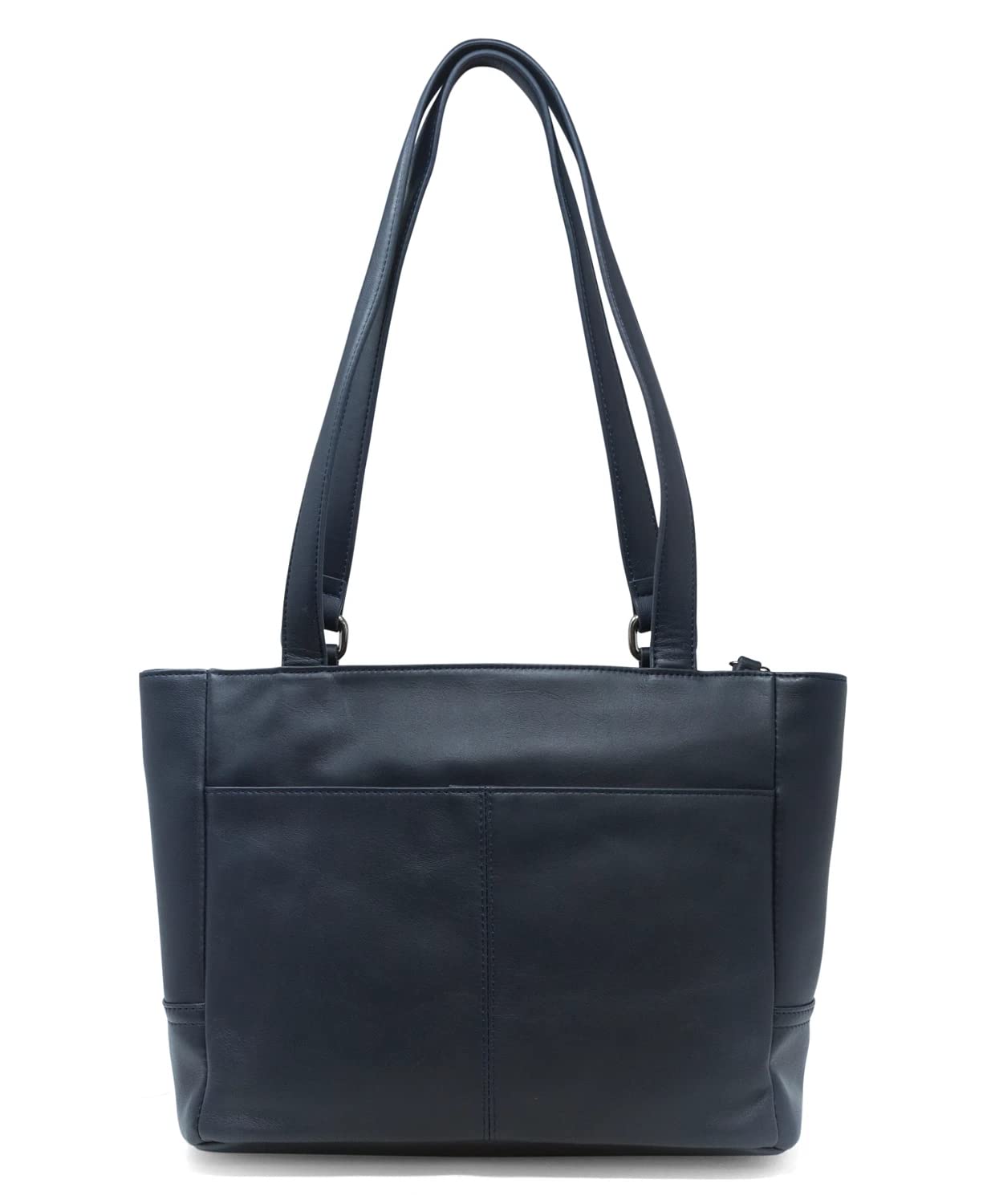 Giani Bernini Nappa Classic Leather Tote (Navy)