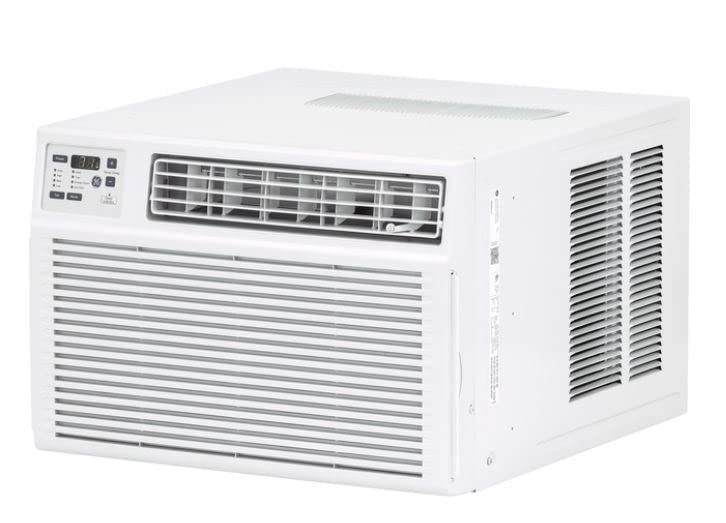 GE AHE08AX 8,000 BTU 350 Sq. ft. Window Air Conditioner with Heat (Renewed)