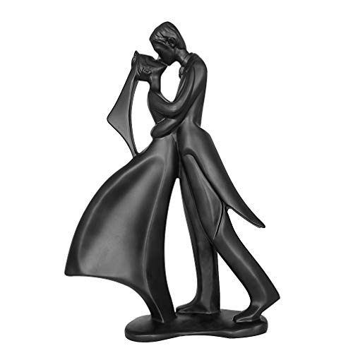 DreamsEden Romantic Dance Couple Figurines for Wedding Anniversary, Home Decor, Tabletop Shelf Decoration