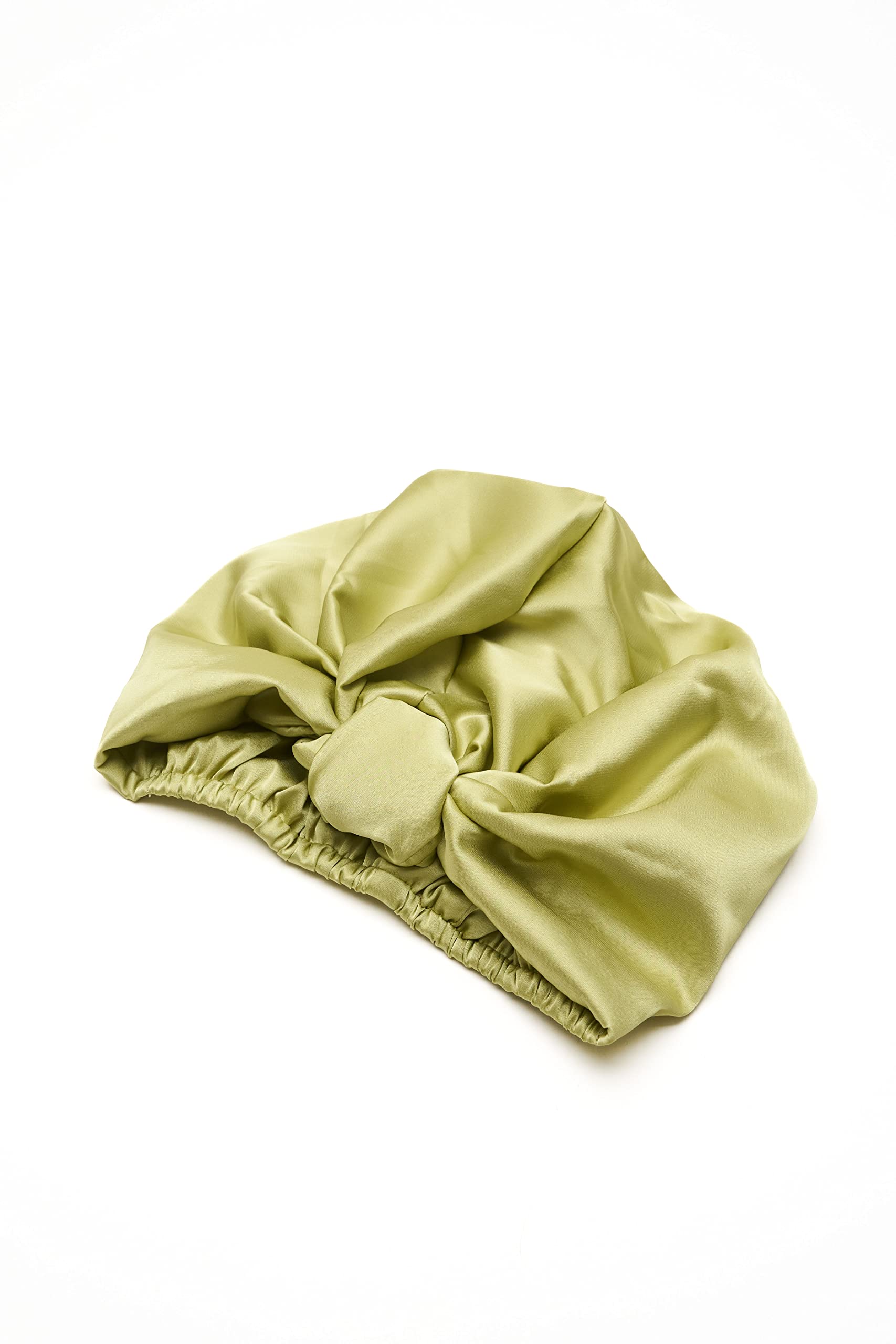 Grace Eleyae Women's Adjustable Satin Line Volume Knot Turban, Walnut