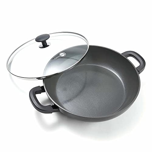 GreenPan SmartShape Healthy Ceramic Nonstick, 11" Everyday Pan with Lid, PFAS-Free, Dishwasher Safe, Black
