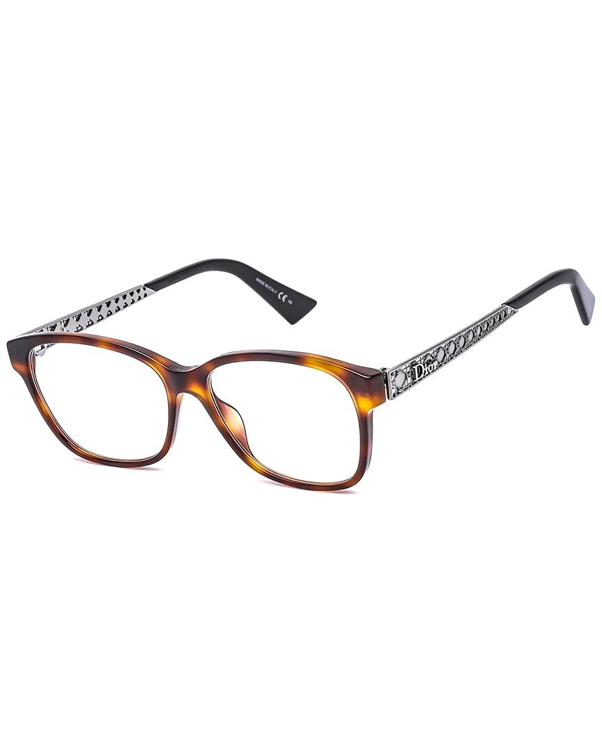 Dior 100295-0086 Eyeglass Frame DKHAVANA w/Demo Plastic 55mm