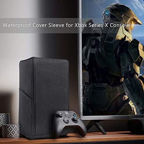 Eyglo Dsut Cover for Xbox Series X Protective Guard Sleeve Case, Anti Scratch Waterproof and Dust-Proof Xbox Series X Accessories (Black)