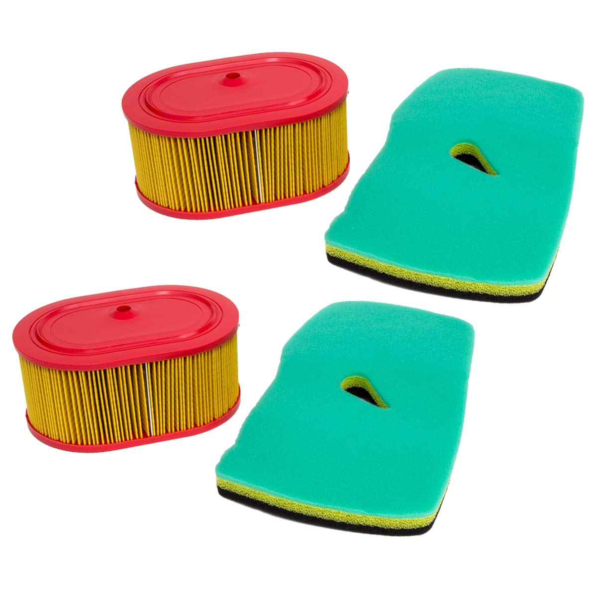 EPR 2PK Air Filter with Pre Filter Replacement for Husqvarna Partner K950 K1250 506231801 506231802 506231803 578120701