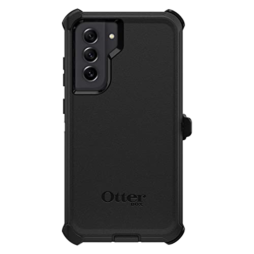 OtterBox Defender Case for Galaxy S21 FE 5G, Shockproof, Drop Proof, Ultra-Rugged, Protective Case, 4X Tested to Military Standard, Black