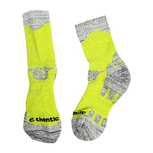 ethentic 3 Pairs Women's Multi Performance Cushion Cotton Athletic Outdoor Sports Hiking Socks (Large)