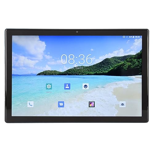 fannay 2 in 1 Tablet, Tablet FHD Screen 100β240V Expandable Memory 2 Speakers for Travel (US Plug)