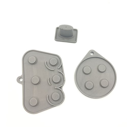Grafken Silicone Conductive Rubber Button for Sega Saturn Controller SS Conductive Pads