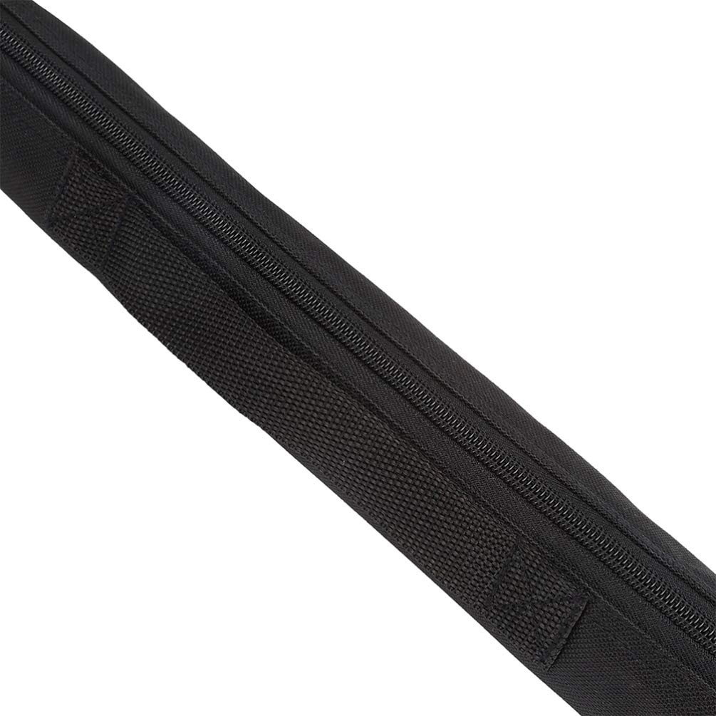Exceart Flute Carrying Bag Portable Lightweight Flute Case Mini Saxophone Bag Oxford Fabric Waterproof Bags for Music Instrument Black