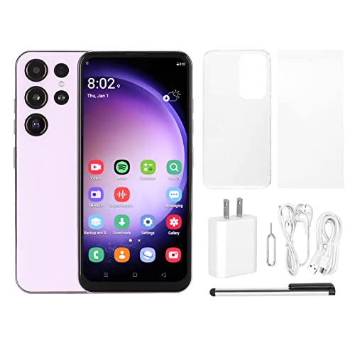 fannay 4GB 64GB Smartphone, S23 Ultra 6.6 Inch Smartphone Quad Core CPU 8MP 24MP Camera for Business Use (US Plug)
