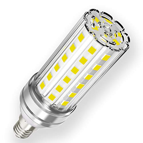 E12 Led Bulb Cool White 6000K,15W LED Candelabra Light Bulbs 150 Watt Equivalent, 1500lm, LED Chandelier Bulbs, Decorative Candle , Non-Dimmable LED 4 Packs