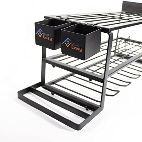 Make It Easy - Super Power Organizer Of Tools - 10 in ALL - Power Tool Storage Rack - Power Tool Organizer Shelf - Heavy Duty Floating Tool Shelf