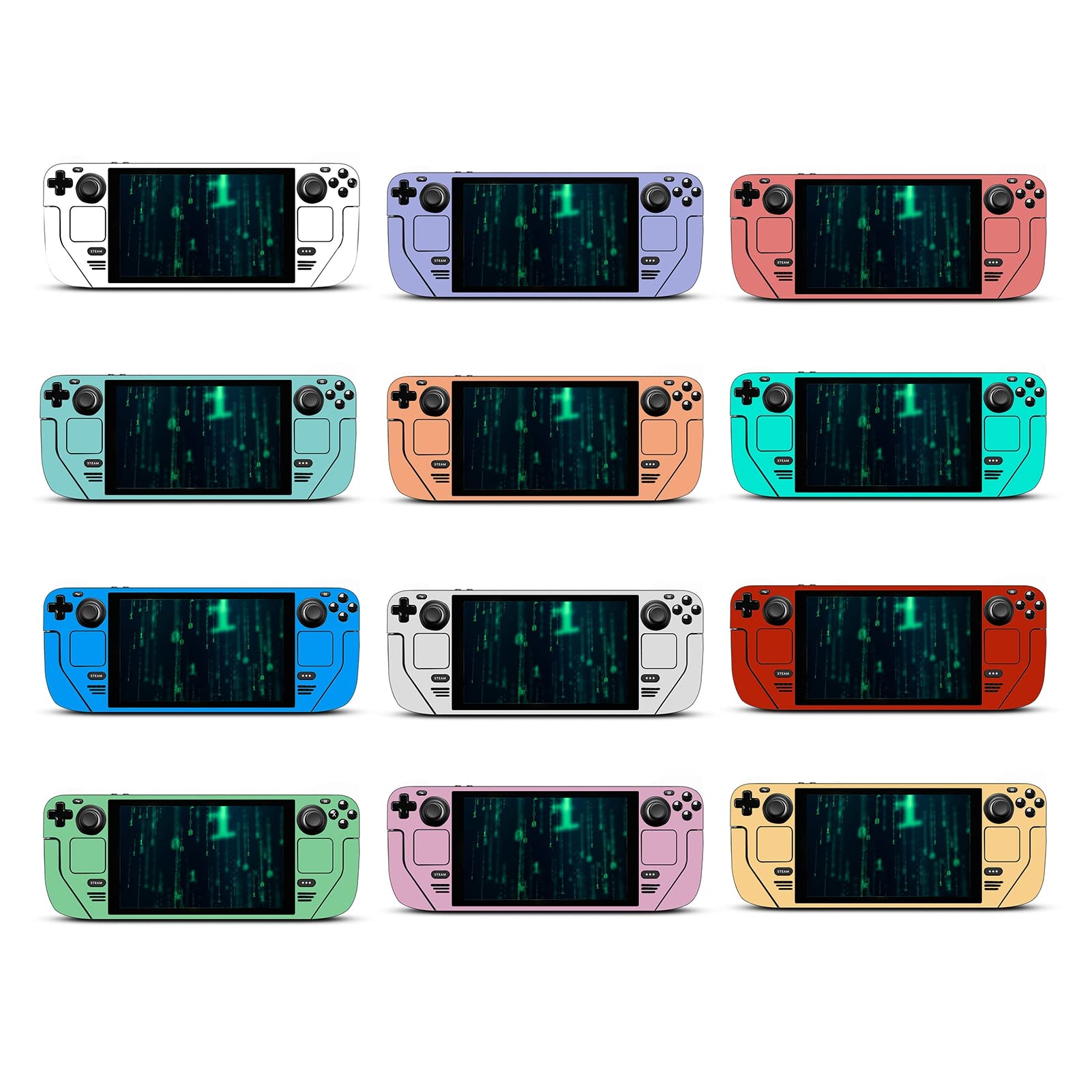 Game Console Sticker ,Skin Cover Decals,Anti-Scratch No Bubbles Strong Adhesion, DIY Game Console Decor ,Wrapping Cover Aesthetic Skin for Steam Deck Watermelon Red