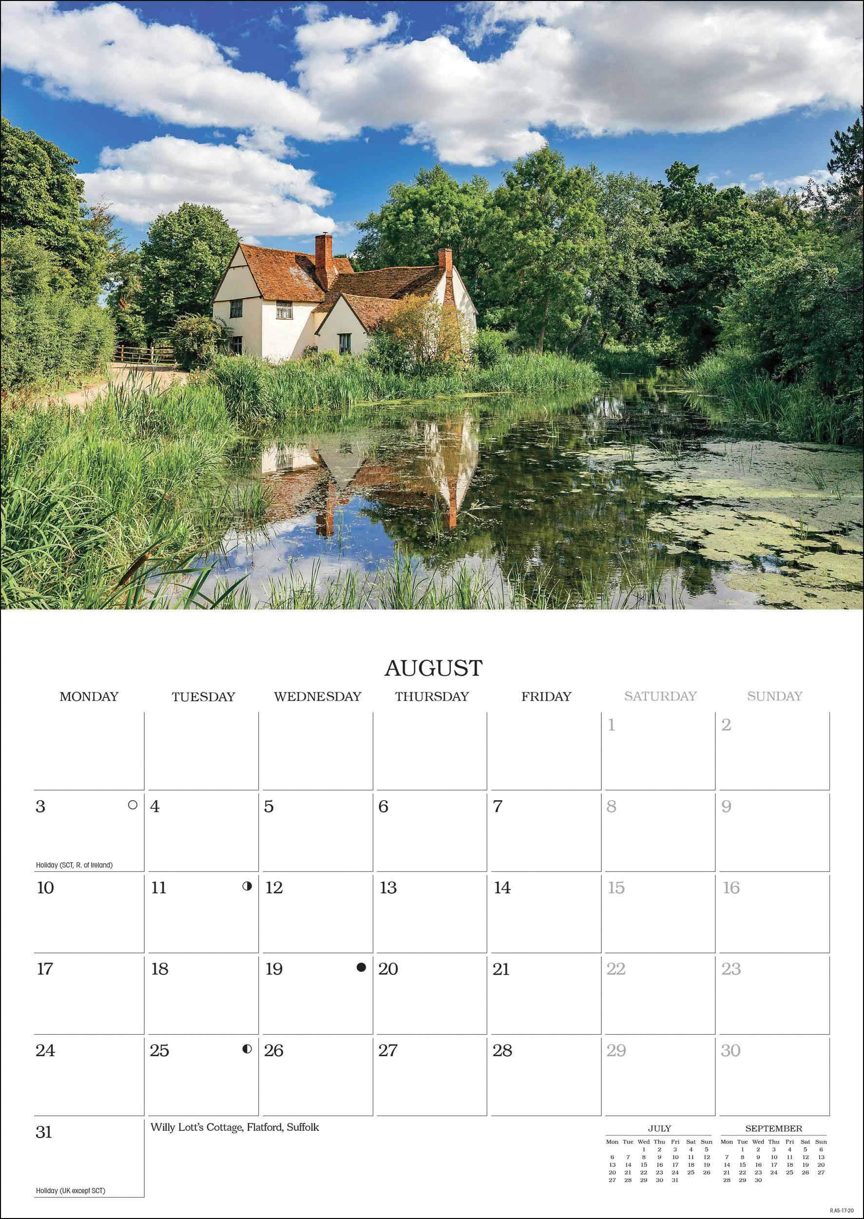 East Anglia A5 Calendar 2020
