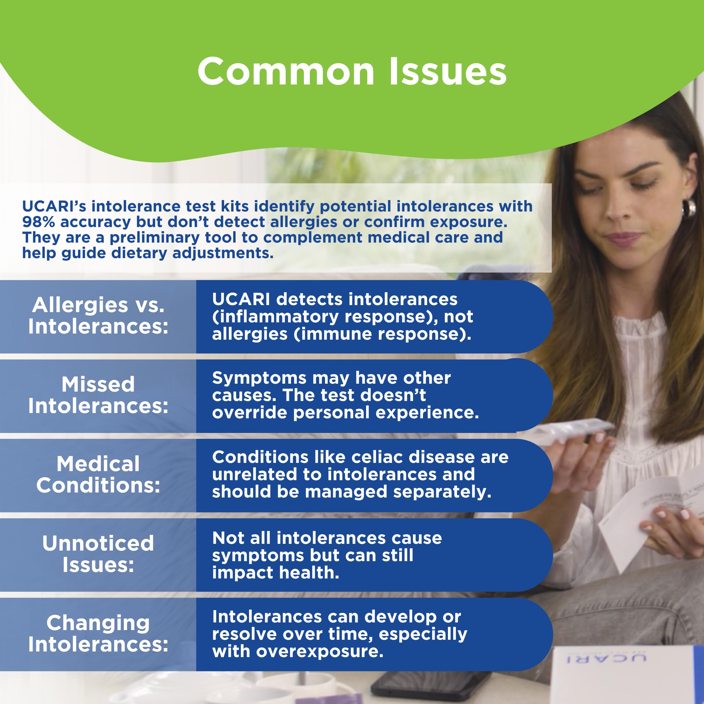UCARI Sensitivity Test for Humans | Screens for 1500+ Intolerances | Food & Environment Analysis | Non Invasive Home Test Hair Sample Method | Results in 48 Hours | Adults & Kids