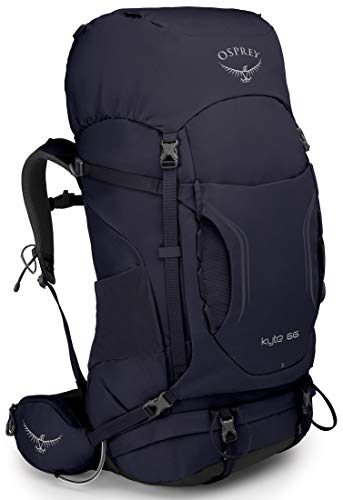 Osprey Women's Kyte 66 Backpacking Backpack, Mulberry Purple, X-Small/Small