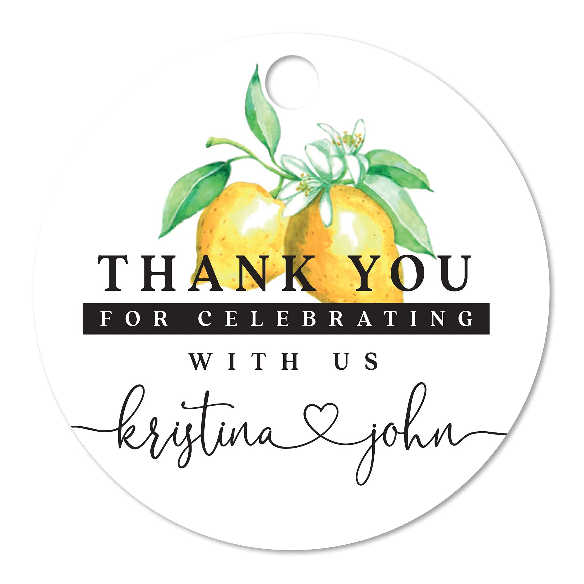 Lemon Wedding Favors Limoncello Gift Tags Wedding Gift Tags Rustic Wedding Botanic Wedding Thank You For Tags Personalized Wedding Gift Tag