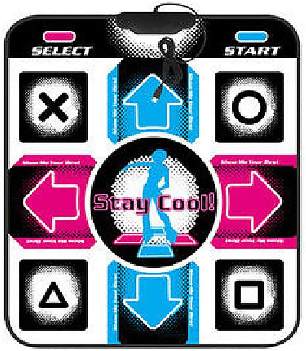 Esenlong USB Dance Mat, Non Slip Dance Gaming Mat Dancing Step Dance Mat Pad Children Adult Wear Resistant Dance Mat Compatible for PC Laptop Support Windows98/ 2000/ XP/ 2008/ vista/ win7 etc