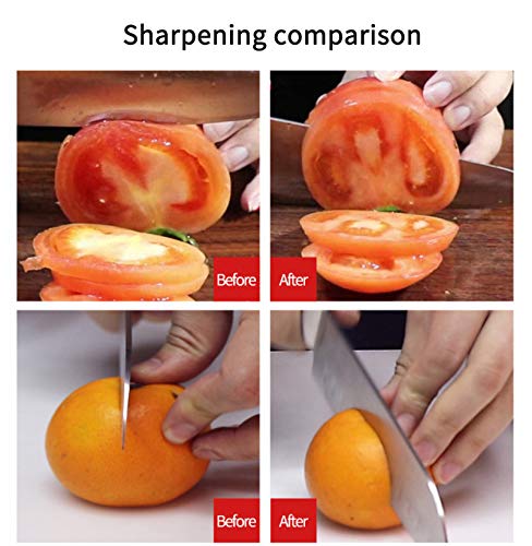 Electric Knife Sharpener, Kitchen Sharpening with Electronic Display - 2 Stage Sharpens, Three Speed Modes, USB Rechargeable, Kitchen Knife Sharpeners, Kitchen Accessories Help Repair for Home Chef