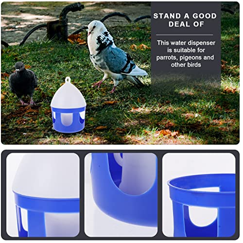 Mipcase Ser of 2 Pigeon Water Feeder Bird Water Drinker Pigeon Water Drinker Plastic Pigeon Feeder Pigeon Water Dispenser