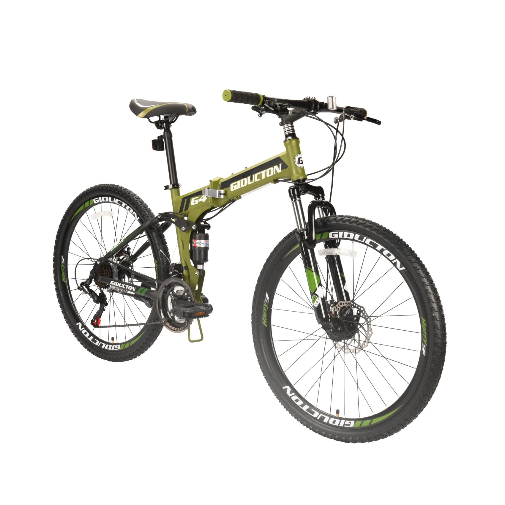 EUROBIKE 26 in Mountain Bike Folding Bicycle 21 Speed 3 Colors (Blue)