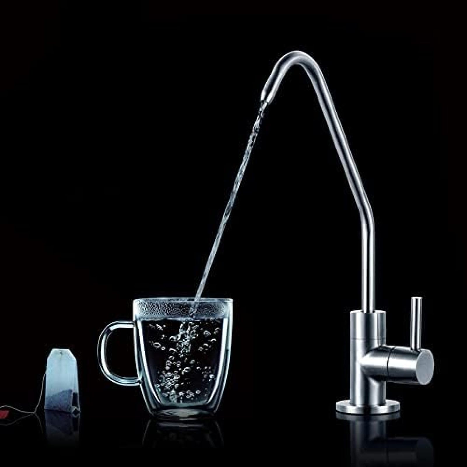 Drinking Water Filter Tap 360 Rotation Kitchen Sink Purifier Faucet Fits All Water Filter Systems & Reverse Osmosis Systems-Oat,Oat