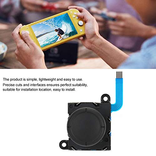 Game Machine Joystick Button, Game Machine 3D Joystick Replacement Accurate Cut Simple Lightweight Wear Resistance 5Pcs Preservative for Game Machine