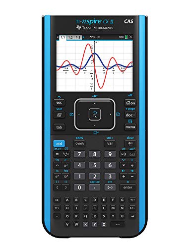 Texas Instruments TI-Nspire CX II Color Graphing Calculator with Student Software (PC/Mac) & TI-Nspire CX II CAS Color Graphing Calculator with Student Software (PC/Mac)