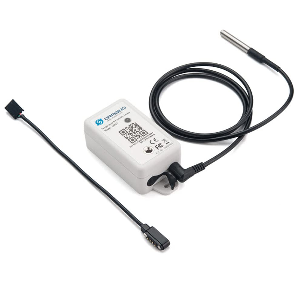 Ferwooh LHT65 915MHZ LoRaWAN DS18B20 Temperature & Humidity Sensor with Built-in 2400mAh Non-Chargeable Battery